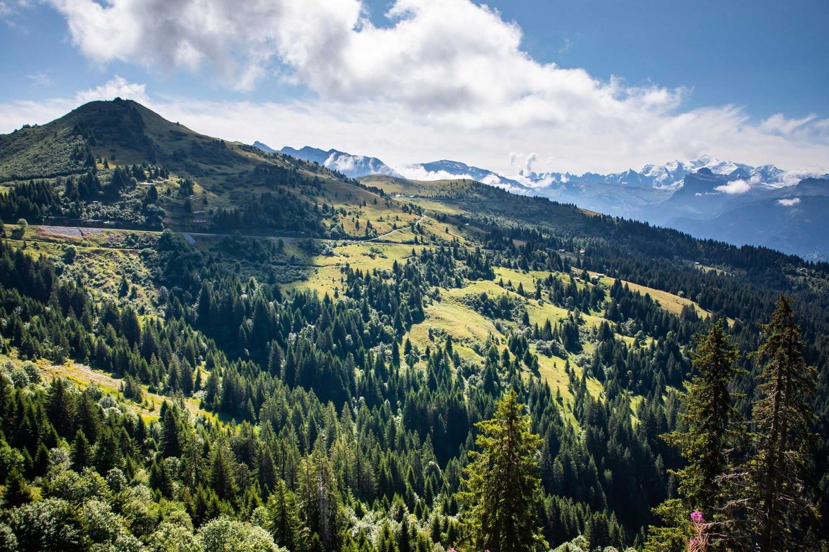Joux Plane mountain pass and the 'Bourgeoise' - Morillon Verchaix Sixt ...